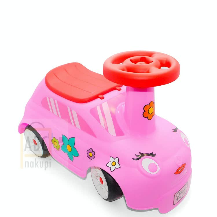POGANJALEC ZA NAJMLAJŠE MY FIRST CAR, roza – ABC Nakupi