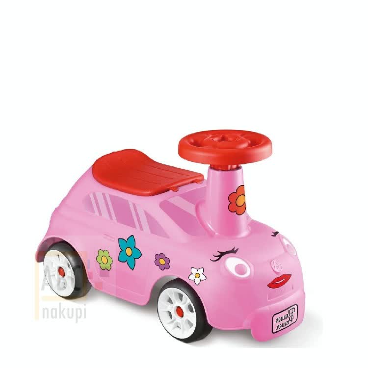 POGANJALEC ZA NAJMLAJŠE MY FIRST CAR, roza – ABC Nakupi
